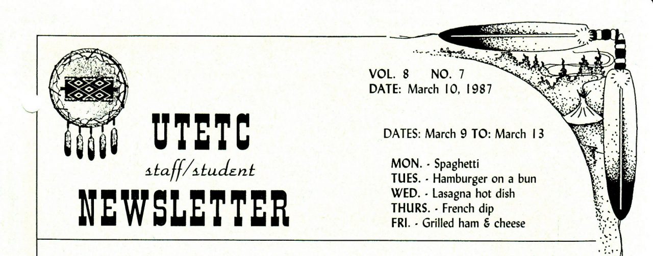 1986-1992-UTETC-UTTC-Staff-Student-NEWSLETTER - UTTC Archive